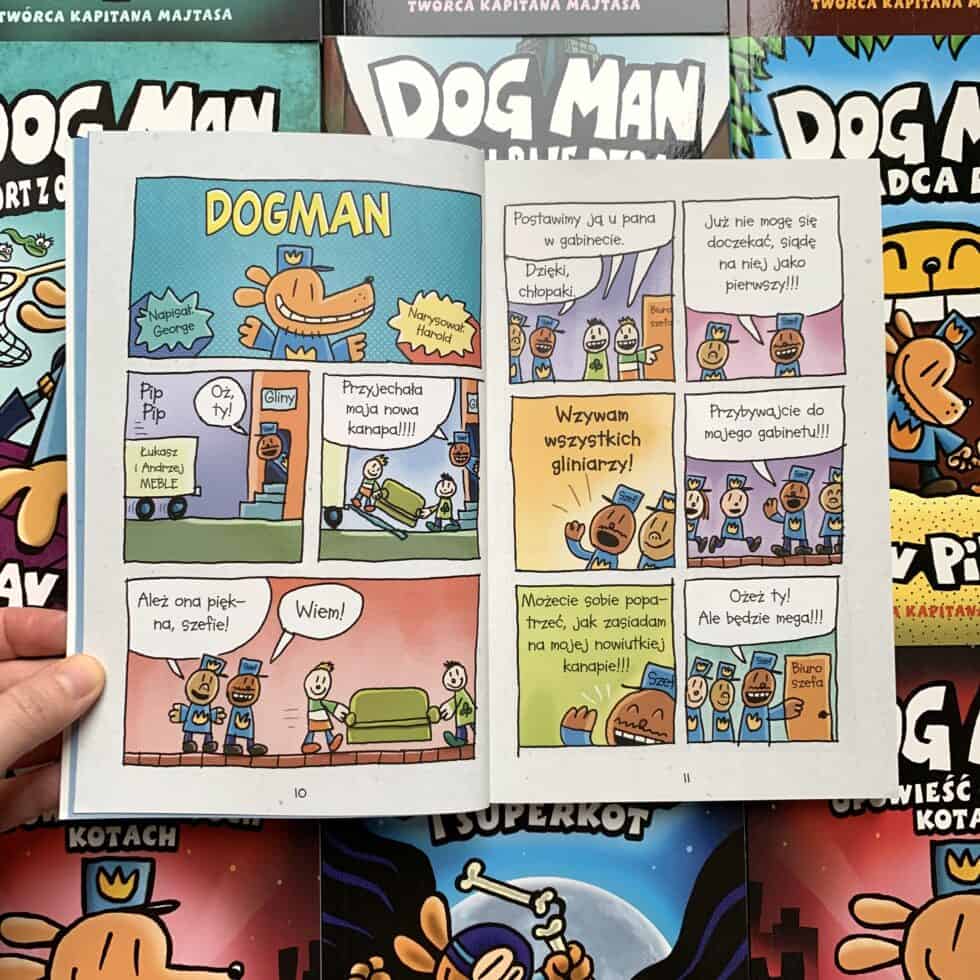 Seria komiksów dla dzieci w wieku 8-14 lat „Dogman” RECENZJA