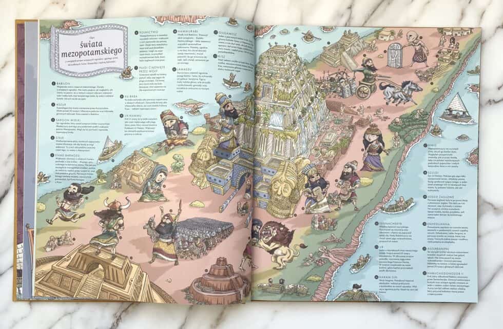 „Atlas historii” Thiago de Moraes RECENZJA książki dla dzieci