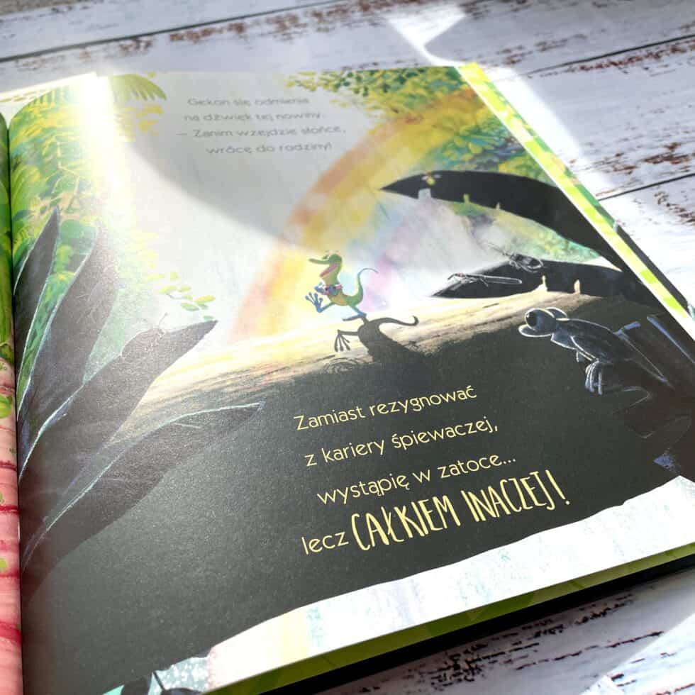 Gekon, który odkrył echo RECENZJA książki dla dzieci