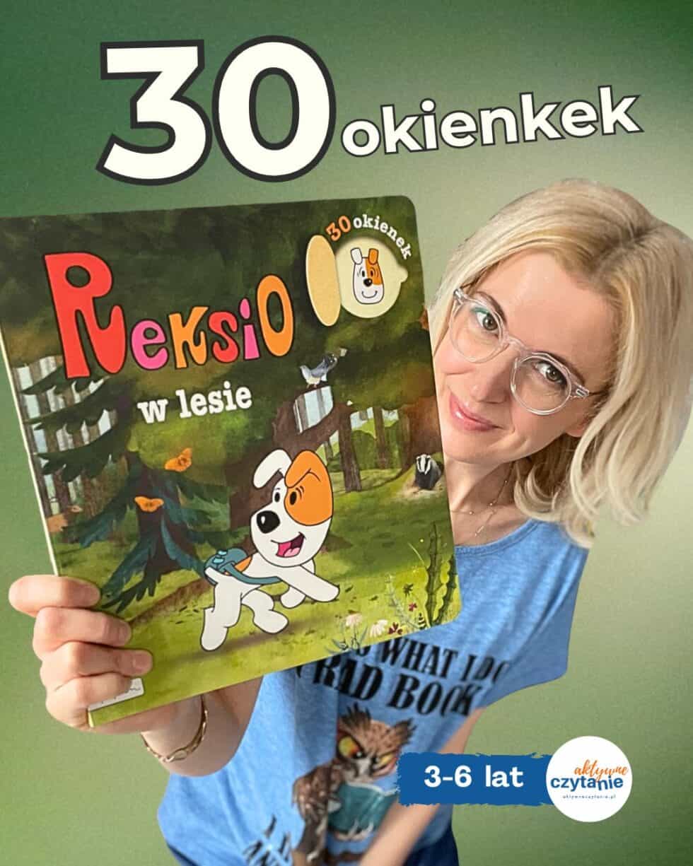 Reksio w lesie. Aż 30 okienek | RECENZJA książki dla dzieci
